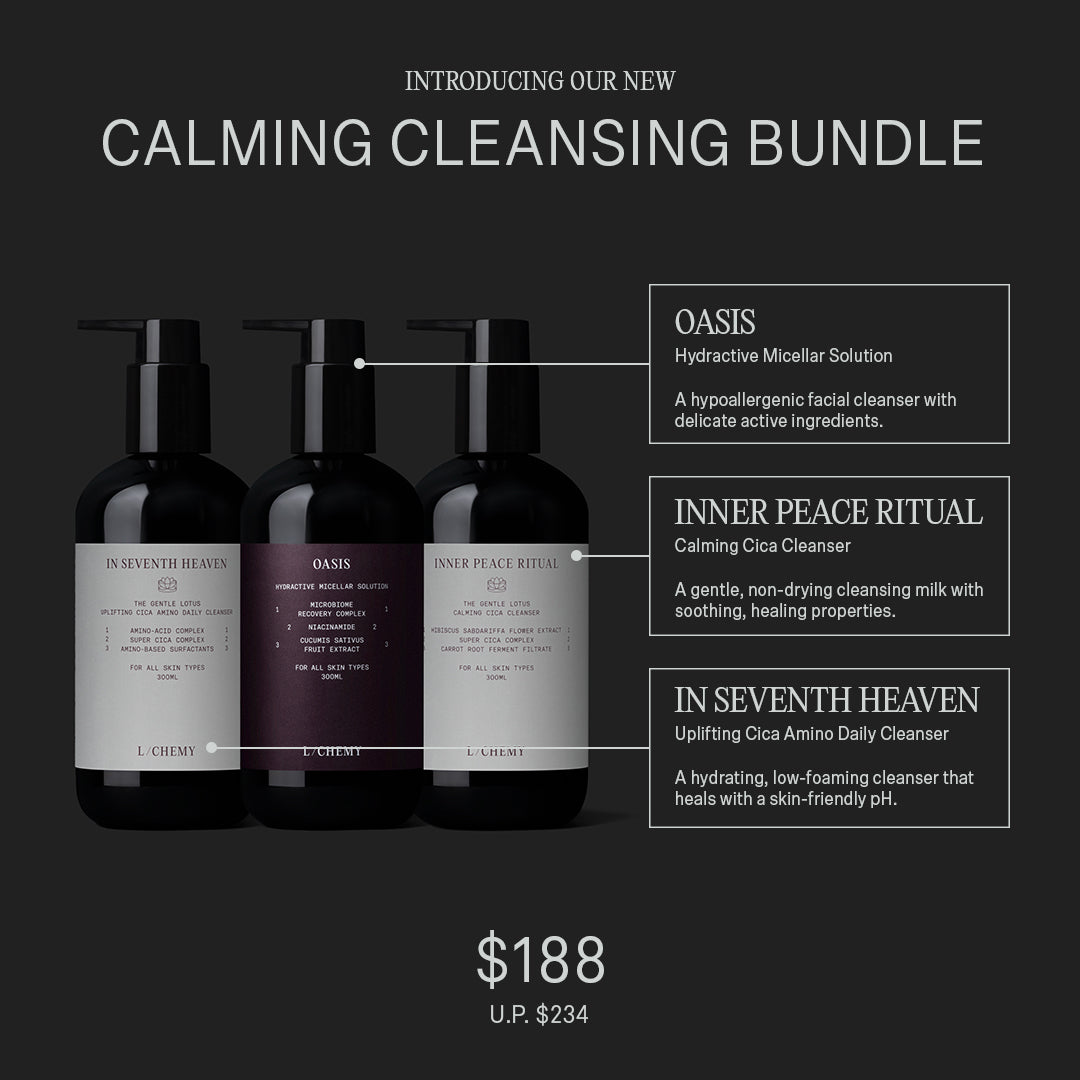 Calming Cleansing Bundle / Oasis + Inner Peace Ritual + In Seventh Hea ...